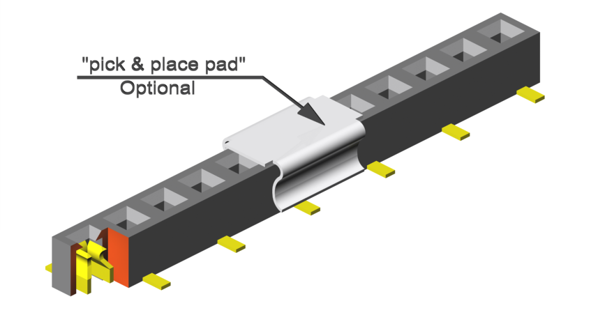 Single row 2.20mm profile, Top and Bottom Entry